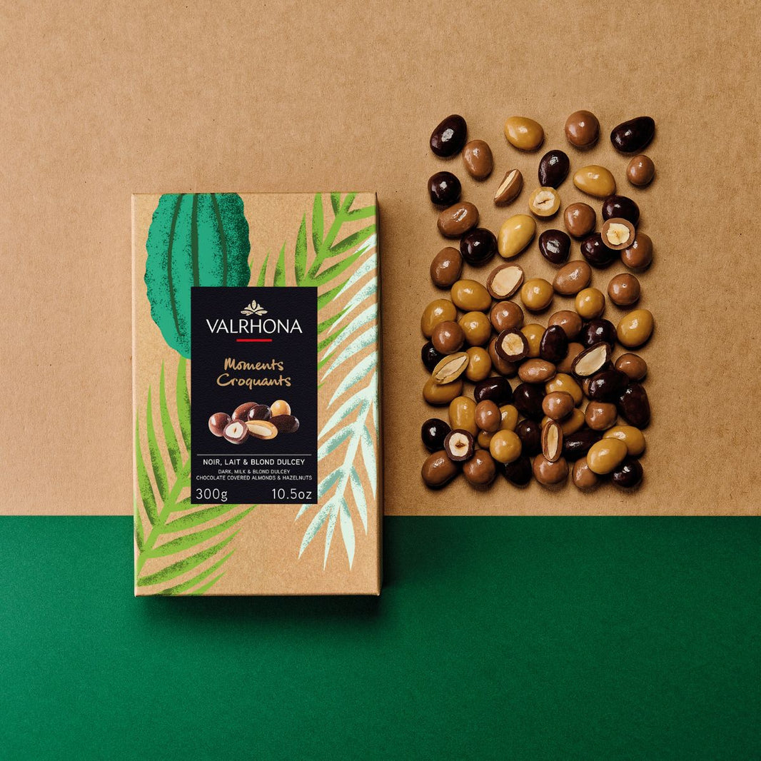 Coffrets Fruits secs enrobés Chocolat à offrir – Valrhona Collection